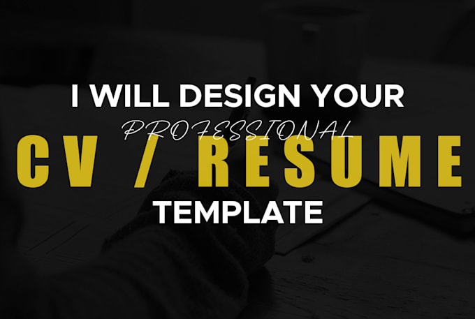 Design resume or cv template and cover letter, rewrite by Farazmashadi ...