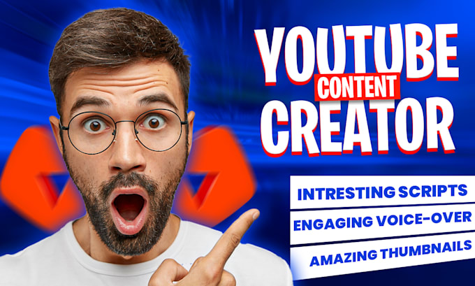 Be your youtube video content creator or content creator by Pro_editor ...