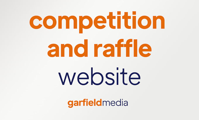 Build a competition website by Garfieldmedia | Fiverr