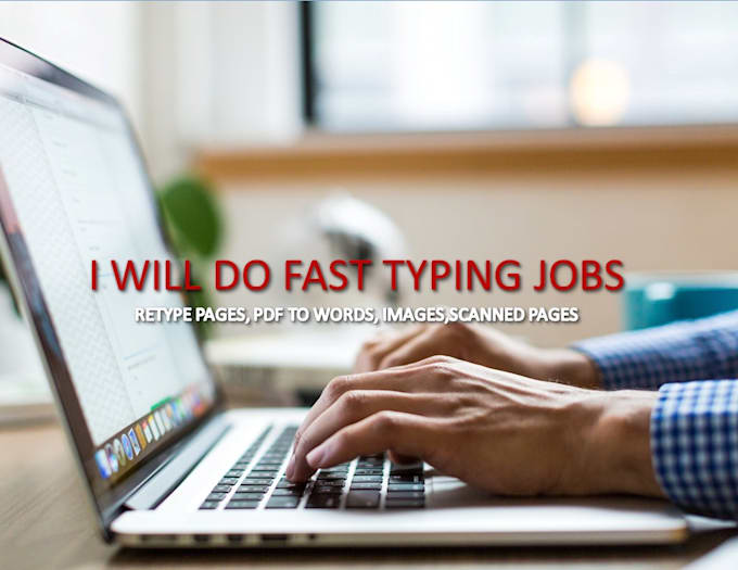 Do a fast typing job, retype pages, pdf to word, fast typist by Sawan ...