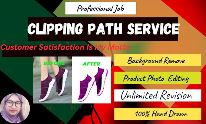 Do professional job clipping path and background remove ,product photo ...