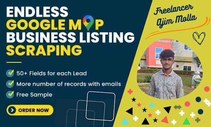 Do google map scraping excited by Marketar_ajim | Fiverr