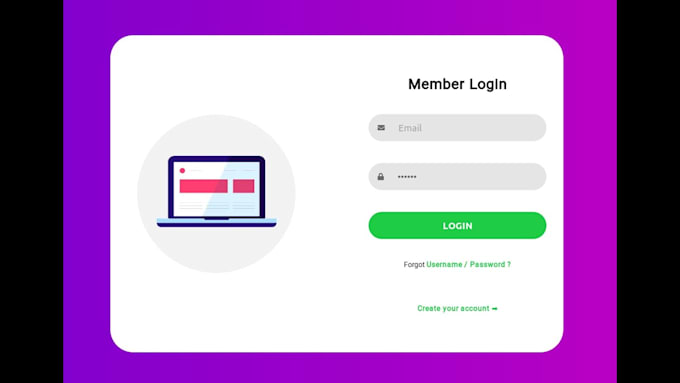 Create a responsive registration form for your website by Mdtech64 | Fiverr