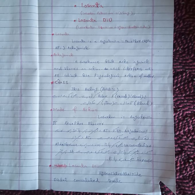 Do handwriting notes and letters by Hmsalman318 | Fiverr