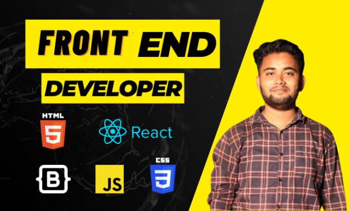 Be Front End Web Developer For Your Website Using Htmlcssjavascriptbootstrap By Masumwebdev