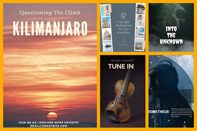 Creative cinematic, unique posters by Tehreemkhan234 | Fiverr