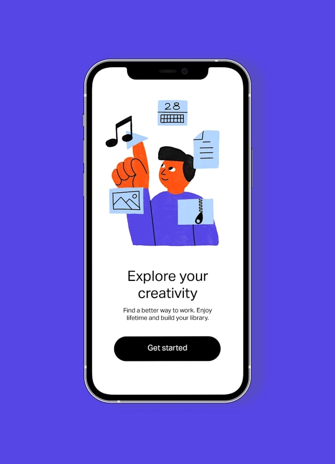 Draw cool freehand style app illustration by Georgegumeniuk | Fiverr