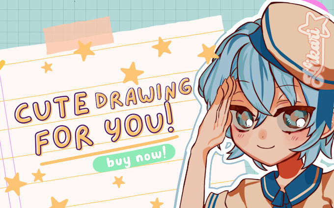 Draw digital art in tbhk s style by Hikarisuzuki219 | Fiverr