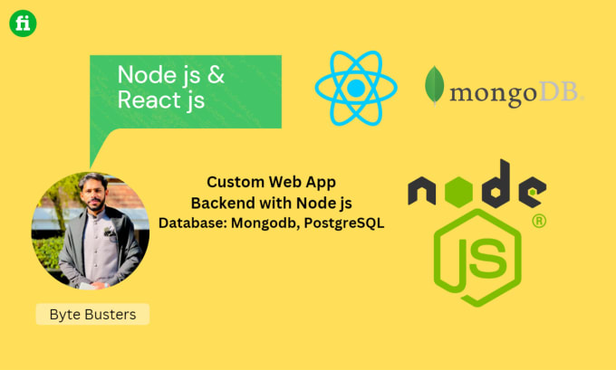 Create React Js Node Js Website Use Mongo Postgresql Db By Bytebusters Fiverr