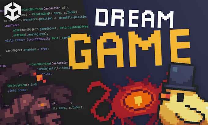 Make your dream 2d game for pc with unity by Kesomannen_ | Fiverr