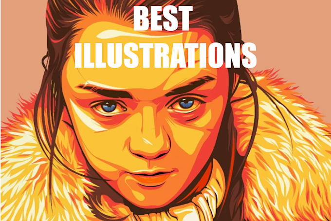 Very detailed vectors and illustrations and potraits of u by Shahama_butt | Fiverr