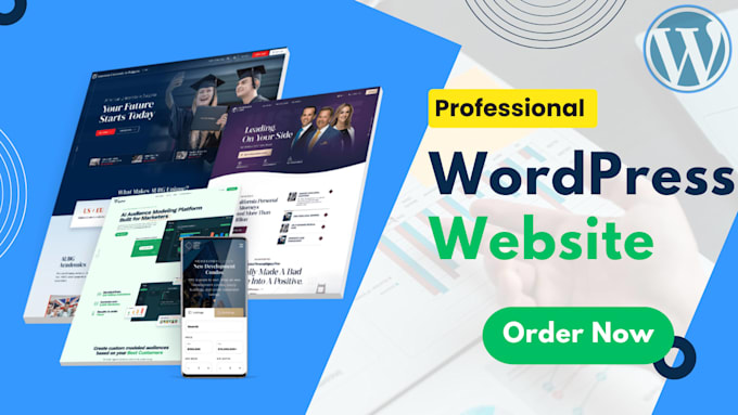 Create a modern and responsive wordpress website by Jibon_habib | Fiverr