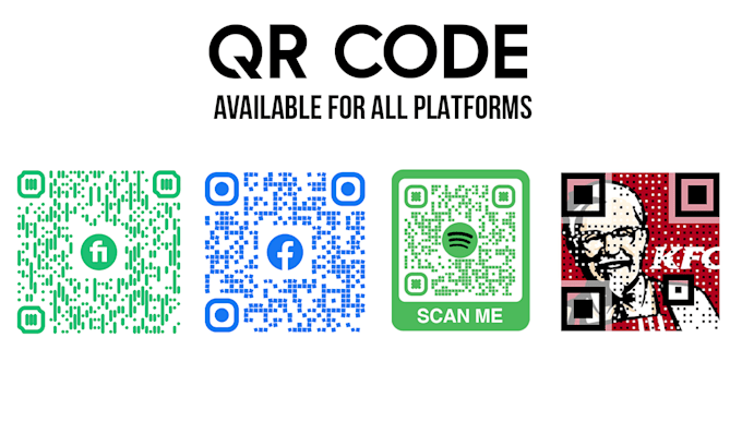 Create professional qr code design with your logo by Osama_omar | Fiverr
