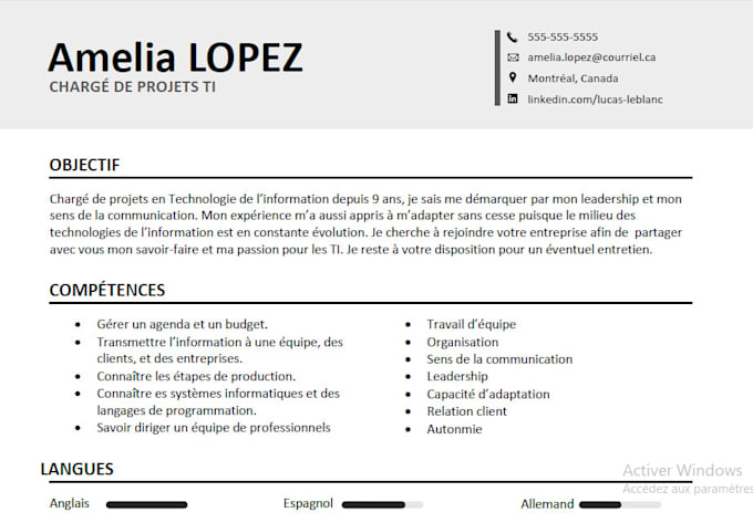 Write the perfect canadian resume for your job by Amanign1 | Fiverr