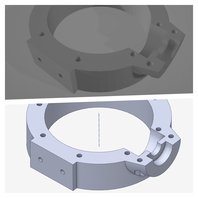 Convert stl files into nurbs model data with reverse engineering by Decanter4 | Fiverr