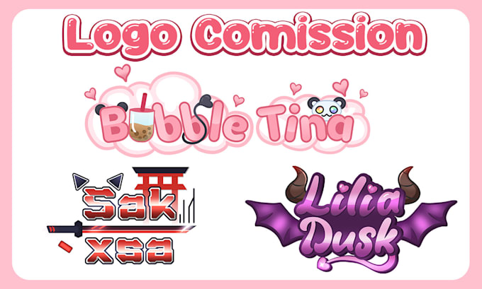 Design a streamer and vtuber logo by Lauraszeli | Fiverr