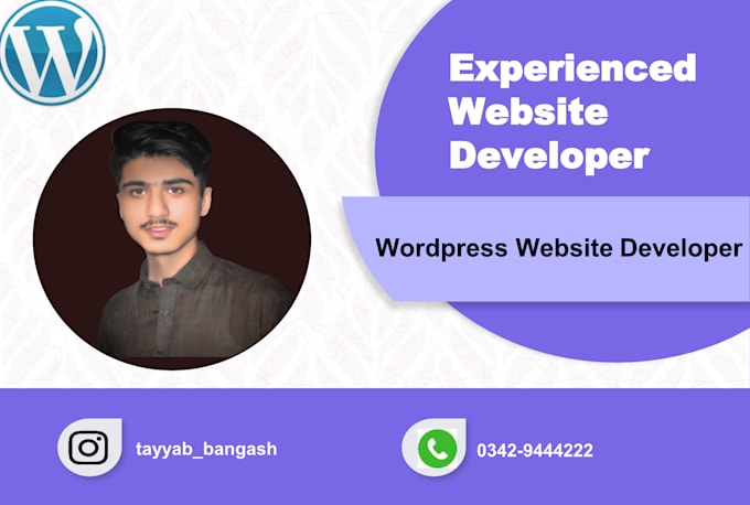 Build and design modern wordpress website by Tayyab_ahmad_44 | Fiverr