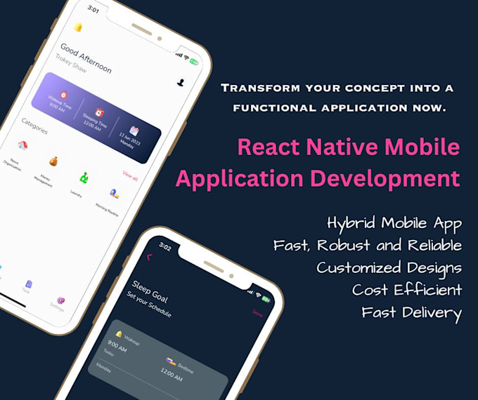 Create Cross Platform Mobile Application As React Native App Developer