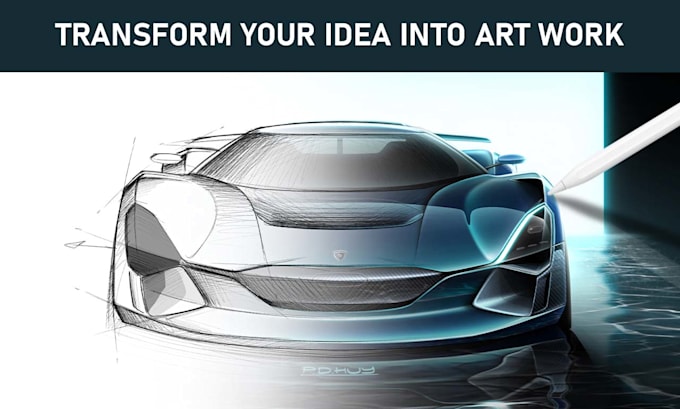 Visualize your car, from idea to render by Phamduchuy2k | Fiverr