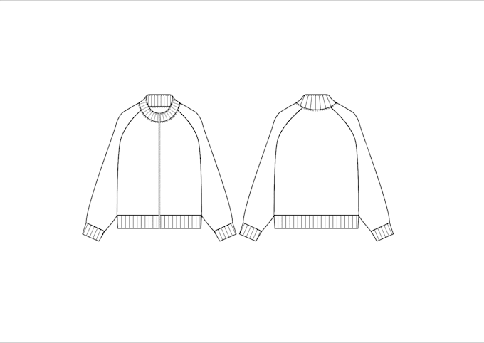 Create fashion flat drawing by Designbycrn | Fiverr