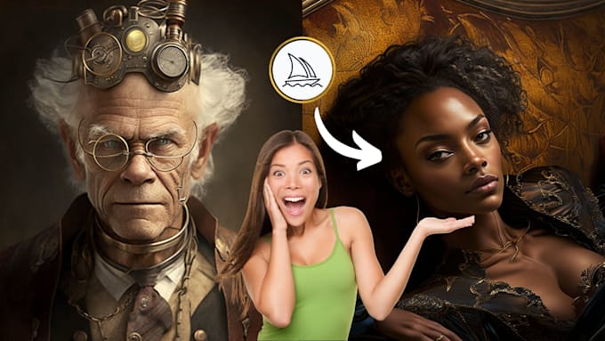 Make high quality character digital art with an advanced ai by Vivacom ...