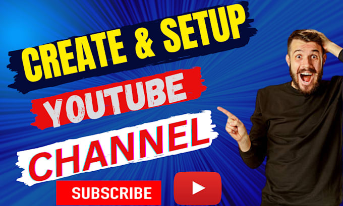 Do youtube channel create setup, customization with logo, banner, intro, outro by Sadekali1 | Fiverr