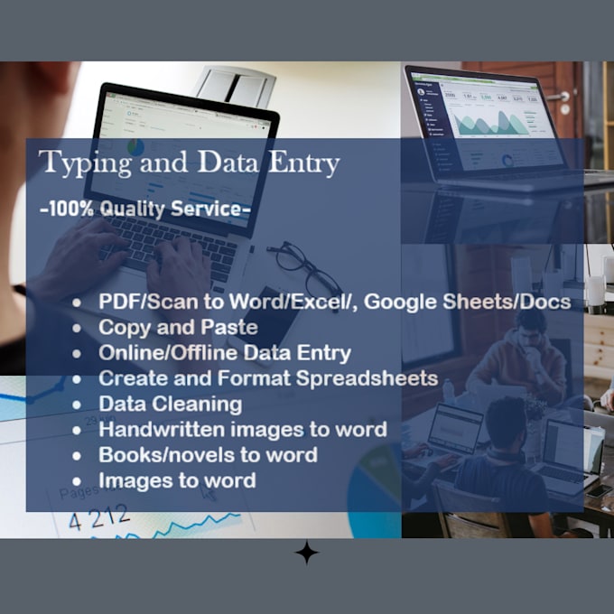 Do data entry typing and graph creation works by Santhush16 | Fiverr