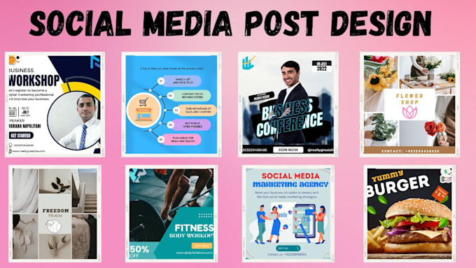 Design social media post and 100 custom reusable canva pro templates by ...