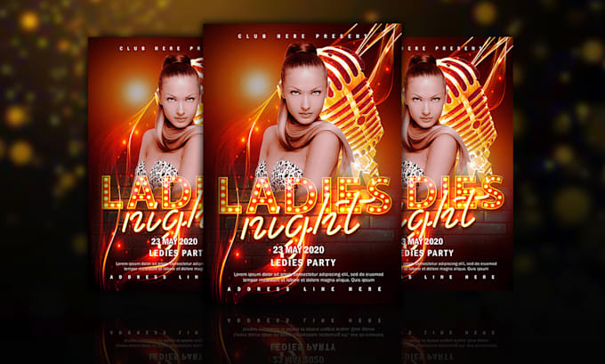 Design attractive night club or party flyer by Ayeshasultana48 | Fiverr