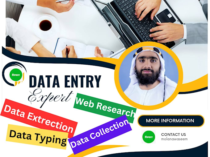 Do data entry and data typing by Molana_waseem | Fiverr