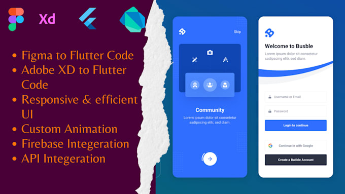 Develop professional flutter apps for mobile and web by The_pure_coder | Fiverr