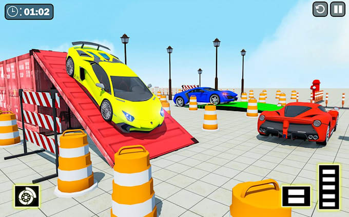 Create unity 2d game, 2d mobile game app, 2d unity car race game, game ...