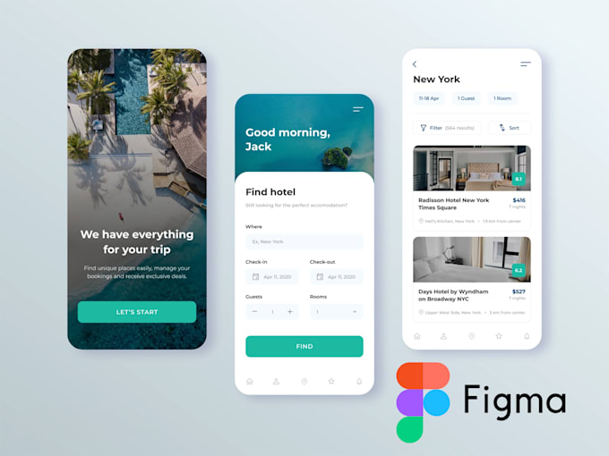 Create, design, make, mobile app ui design in figma by Sapumals | Fiverr