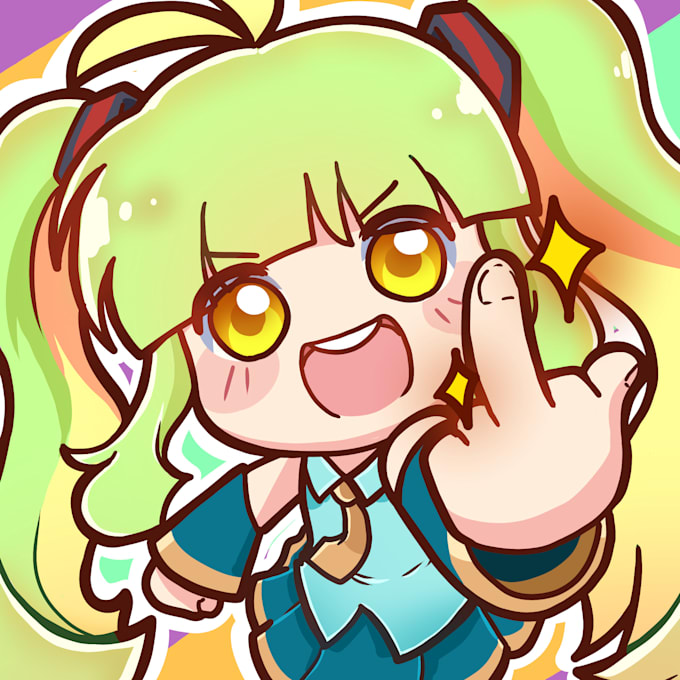 Draw your oc character in chibi form in 3 days by Melodyinspires | Fiverr
