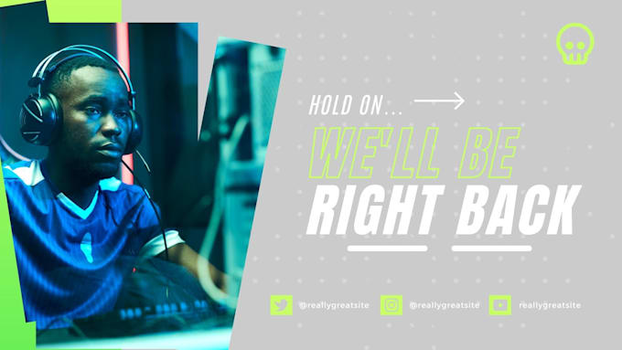 Design and animate your twitch starting soon, brb, overlay by Latifben ...