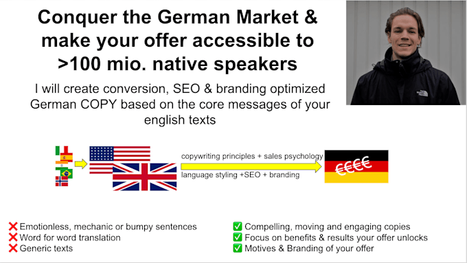 Localize your english texts to converting german copy by ...