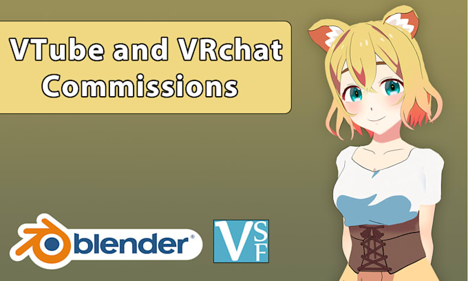 Create a 3d avatar for vrchat or vtubing from scratch by Zeparuu | Fiverr