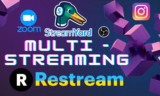 Setup restream streamyard zoom live multi streaming, melon by ...