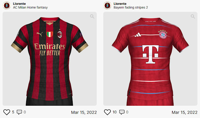 Design you a fifa football kit by Lorenzolarn | Fiverr
