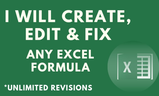 Create and fix any excel formula by Viikkyy | Fiverr Create and fix any excel formula by Viikkyy | Fiverr