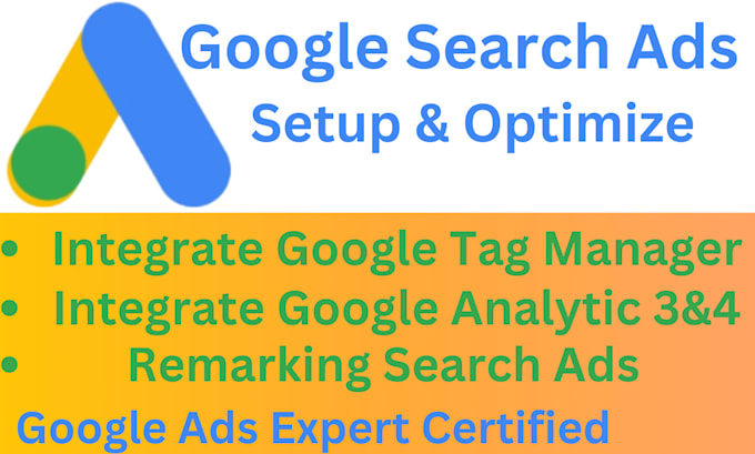 Setup and optimize google search ads campaign by Tayyab25224 | Fiverr