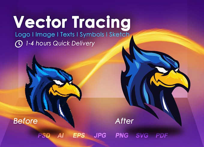 Convert raster images into professional vector art by Tanjimarahman05 ...