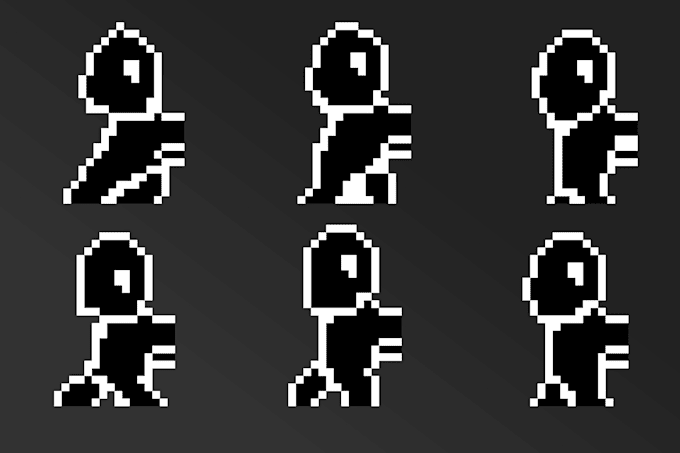 Design a character for you, with walking cycle or running by ...