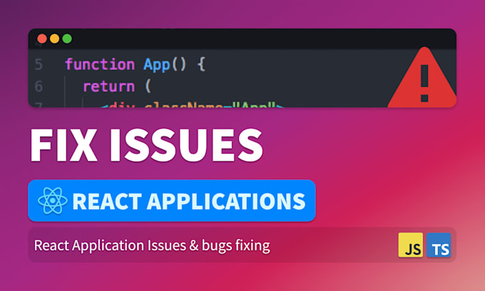 Fix React Application Issues By Finneasa Fiverr