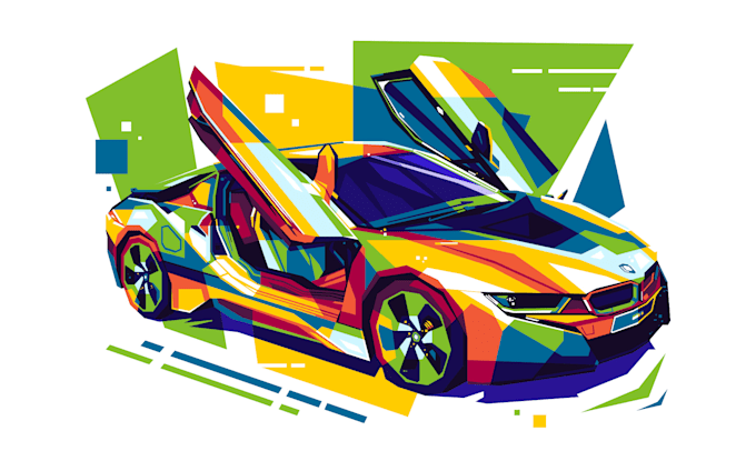 Make vector pop art from your car by Lintangwicakson | Fiverr