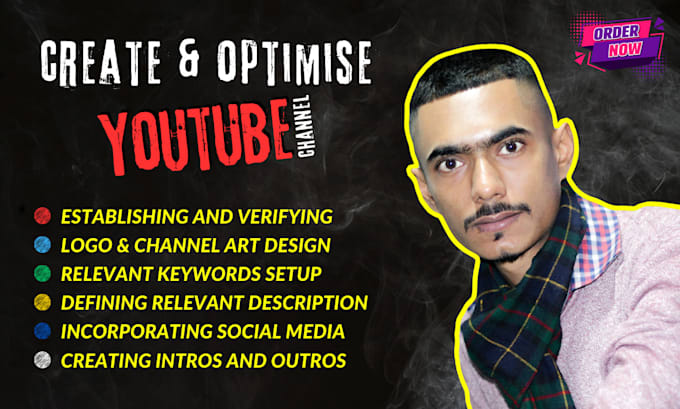Create and optimize your new youtube channel by Zayed_ahmed11 | Fiverr
