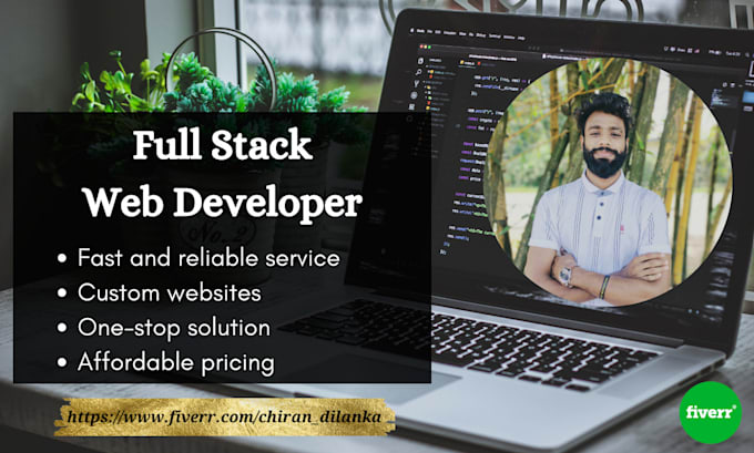 Be your full stack web developer by Chiran_dilanka | Fiverr