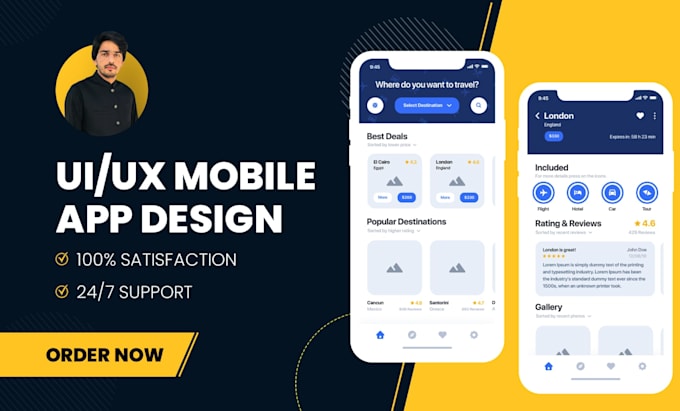 Do android and ios mobile app design ui perfectly by Mahidesigne | Fiverr