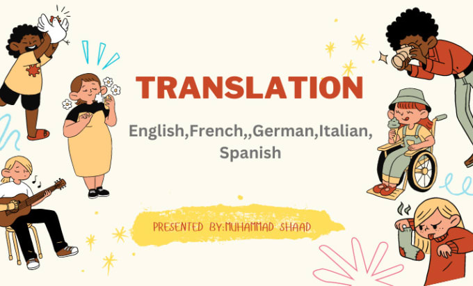 Do Translate To English French German Spanish And Italian By