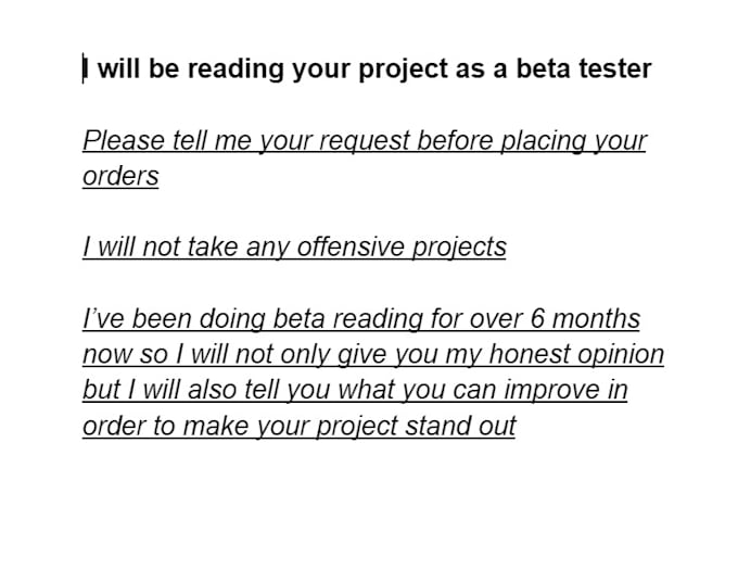 Be your beta reader by Rahulnirbhavane | Fiverr